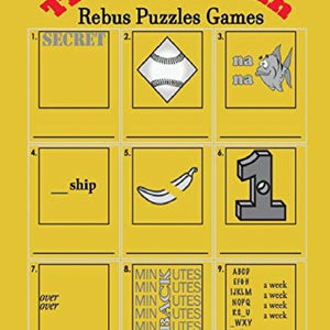 The Best Brain Rebus Puzzles Games : Word Plexer Puzzle Teasers Frame ...